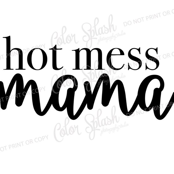 Hot Mess Momma Svg - Etsy
