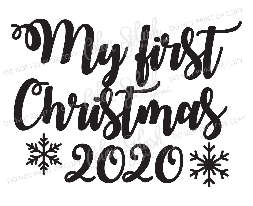 My First Christmas | Svg, Png, Eps, Dxf, Cut File, Cricut File ...