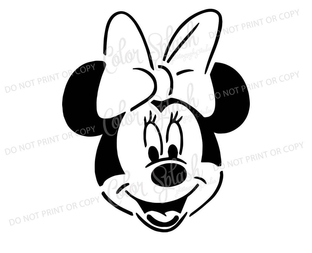 Minnie Mouse Svg, Png, Eps, Dxf, Cut File, Cricut File, Silhouette ...