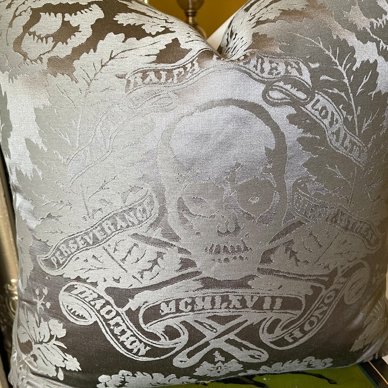 Skull Damask - Etsy