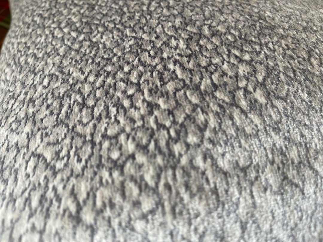 Kravet Design Animal Skin Velvet Littlerock Slate Grey Velvet Custom Pillow Cover All Sizes ...