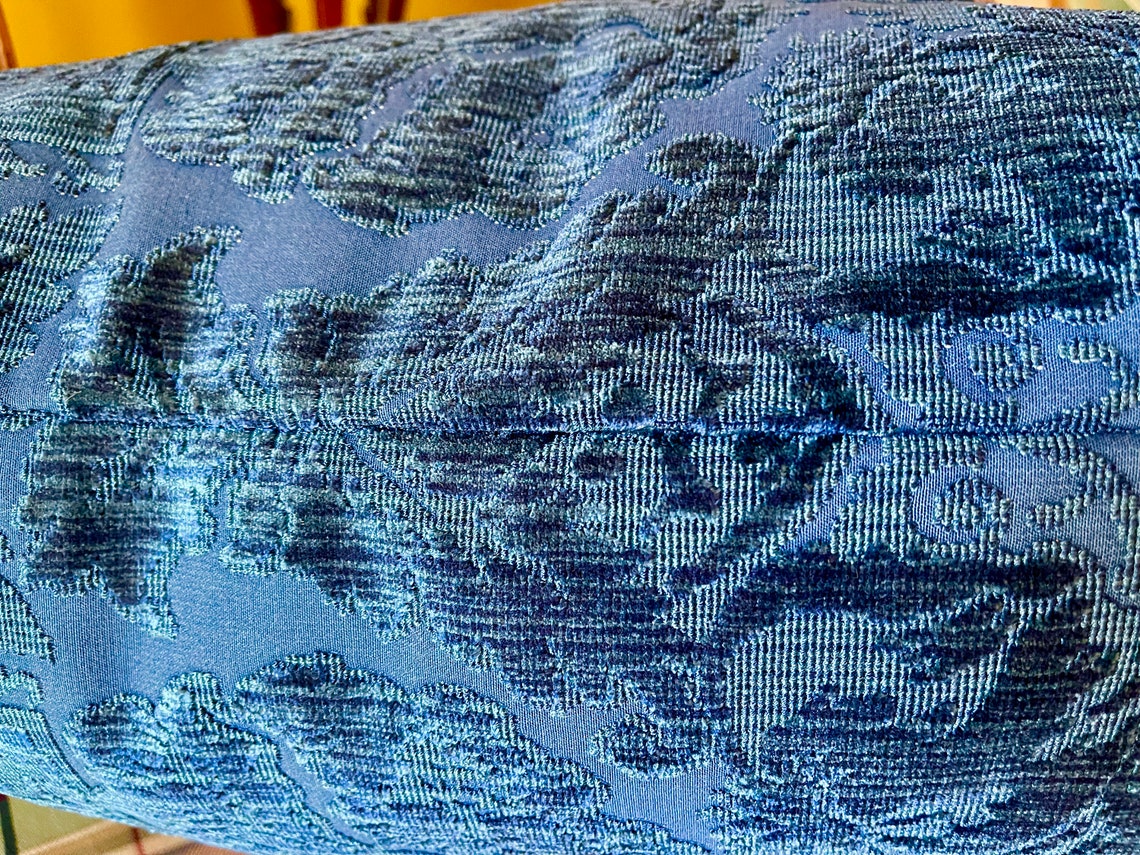 Ralph Lauren GRANTHAM VELVET Damask Navy Belgian Cut Strie - Etsy