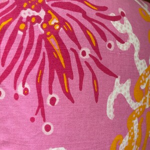 Lilly Pulitzer Lee Jofa Bimini Hibiscus Pinks and Oranges Custom Pillow ...