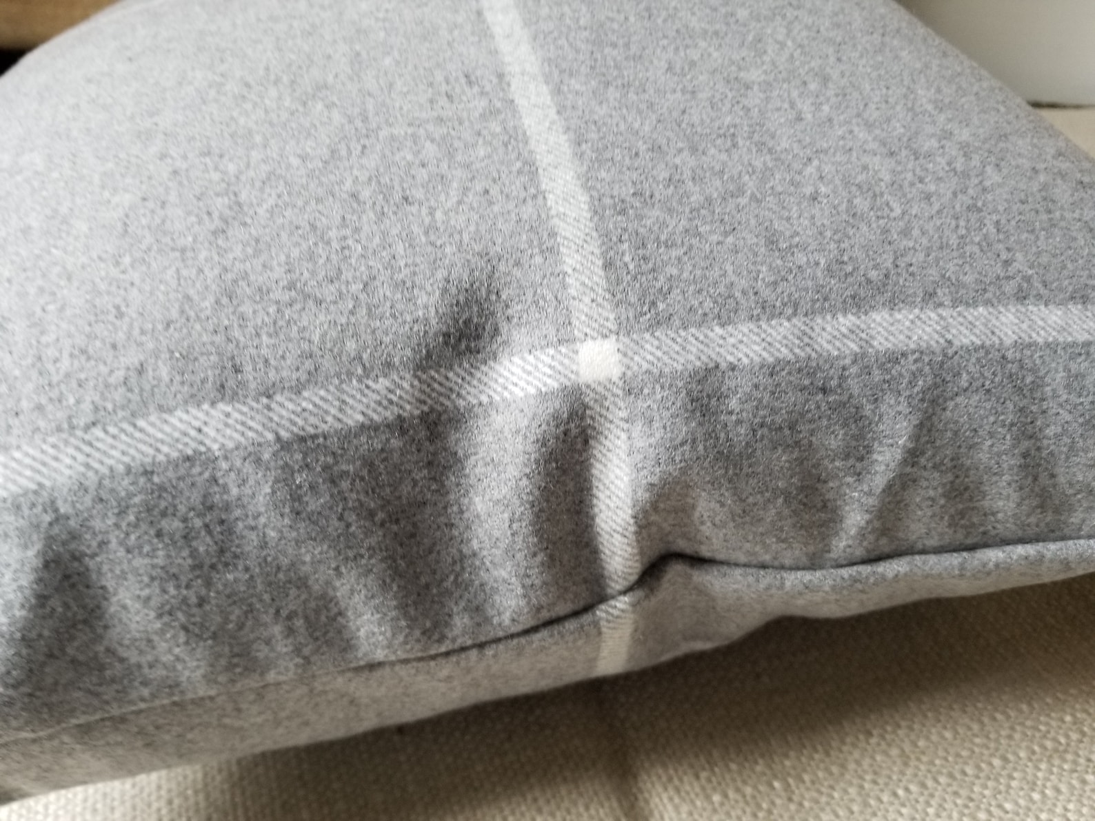 Ralph Lauren Westcliff Tattersal Grey Flannel Italian Wool Custom ...