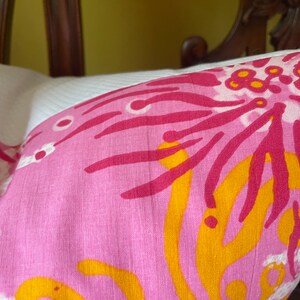 Lilly Pulitzer Lee Jofa Bimini Hibiscus Pinks and Oranges Custom Pillow ...