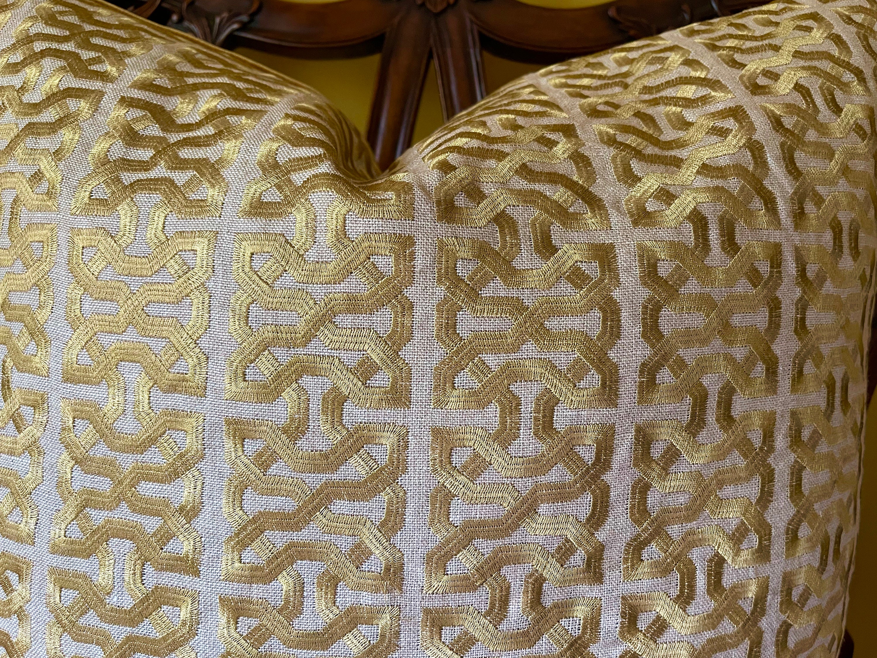 Kravet Couture Barbara Barry CEYLON KEY Spun Gold Linen - Etsy