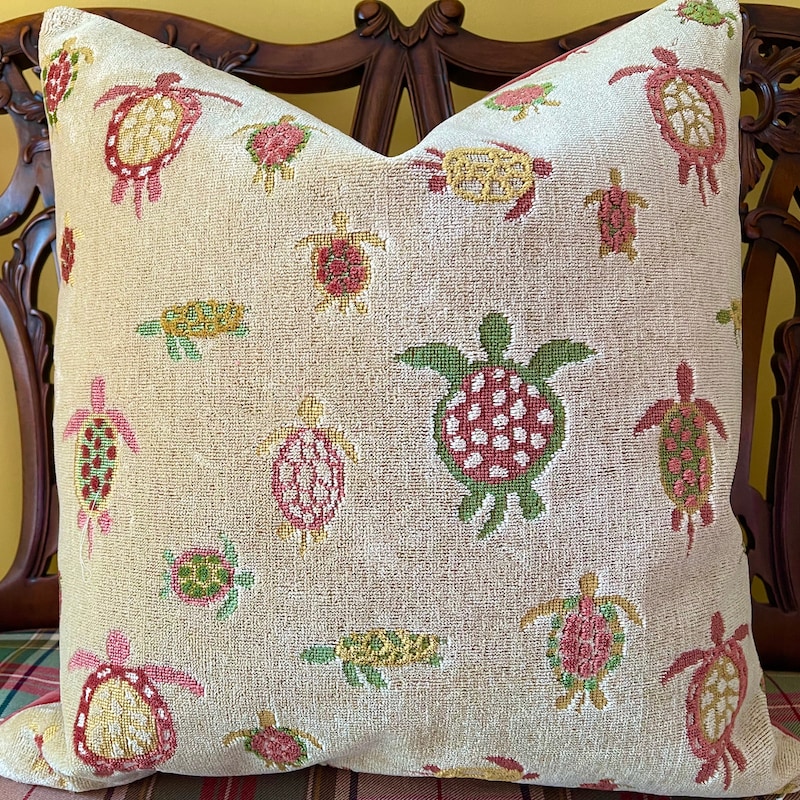 Turtle Pillow - Etsy