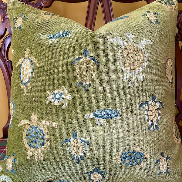 Turtle Pillow - Etsy