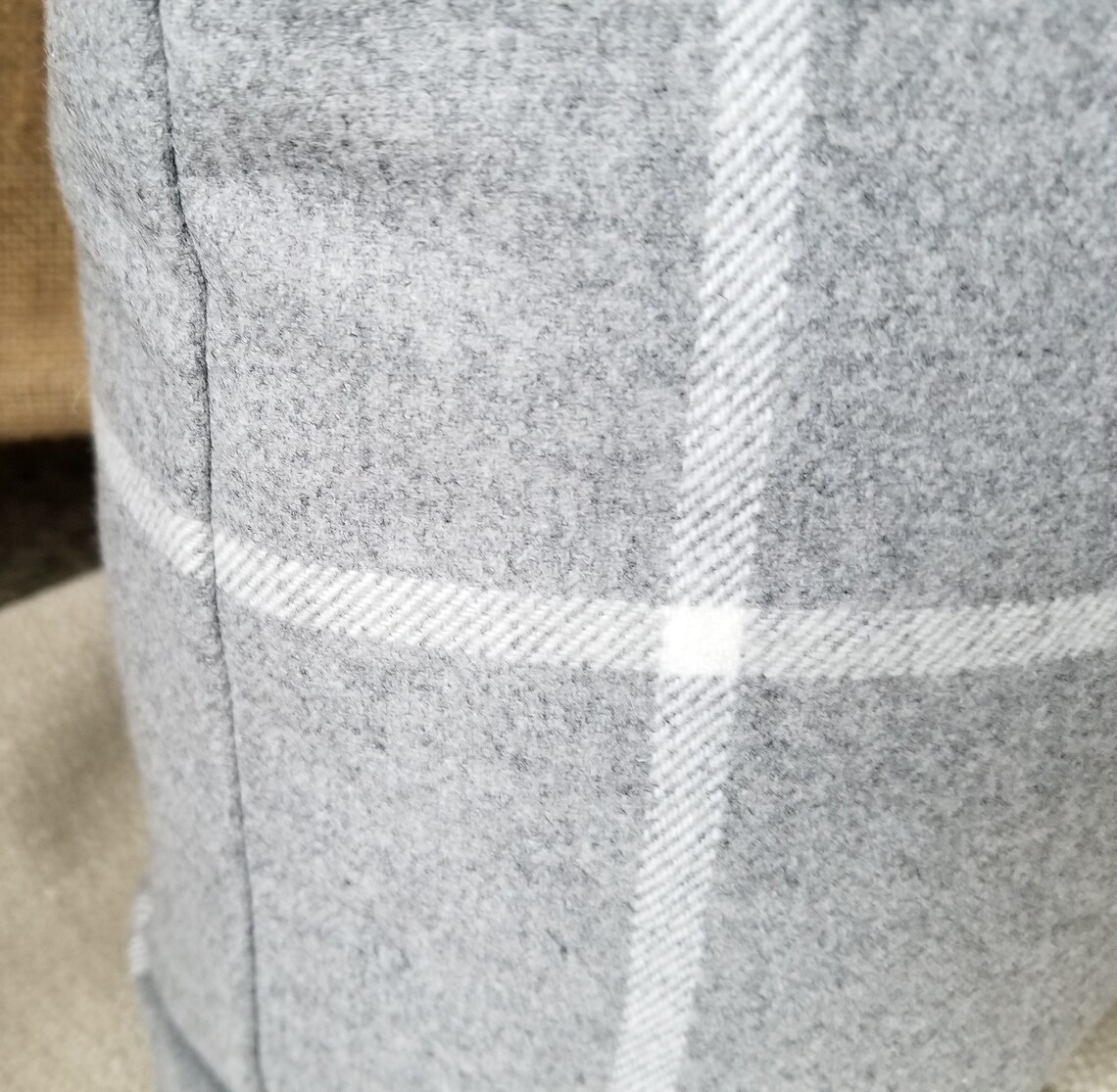 Ralph Lauren WESTCLIFF TATTERSAL Grey Flannel Italian Wool - Etsy