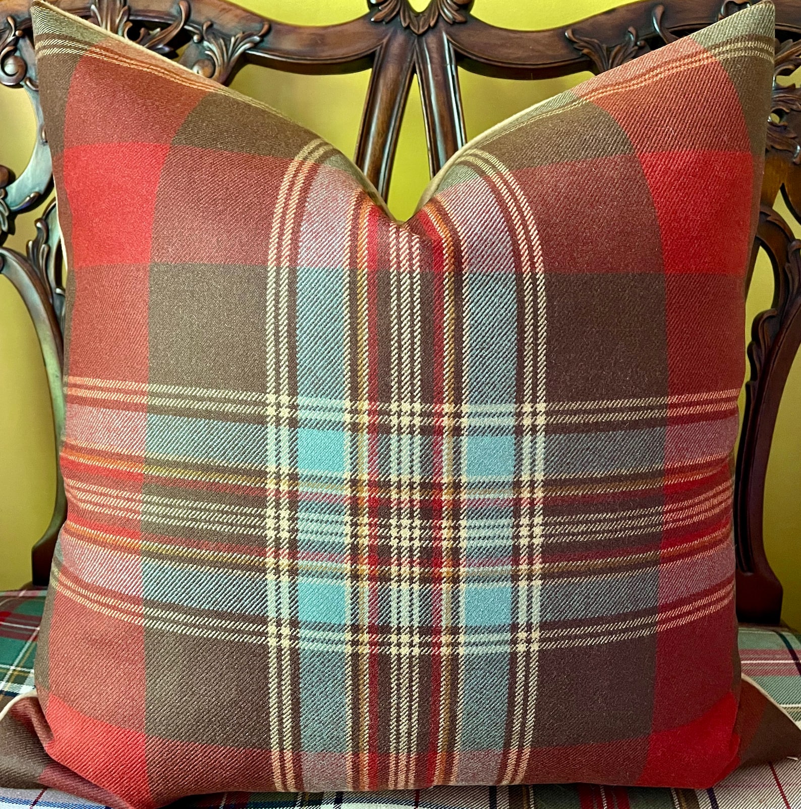 Ralph Lauren WALKER TARTAN Original 100% Wool 306usd/yd Tartan Menswear ...