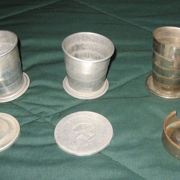 Old Metal Cups - Etsy