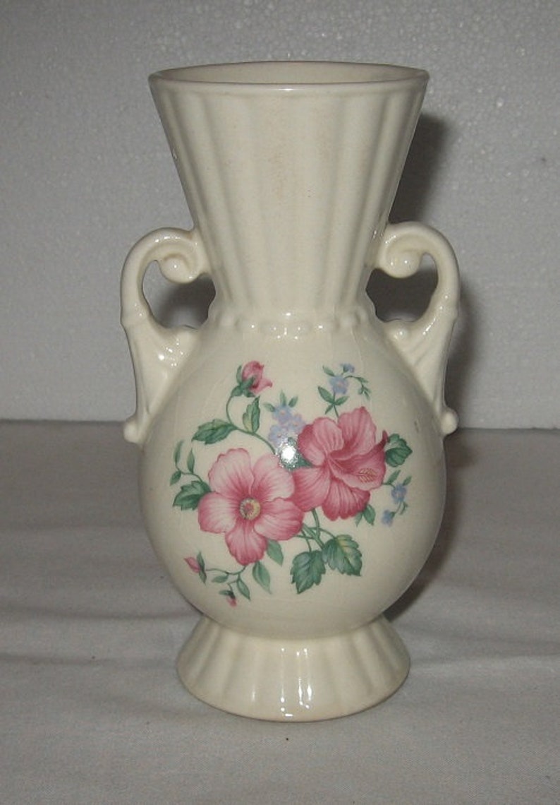 Royal Copley Vase With Flowers. - Etsy