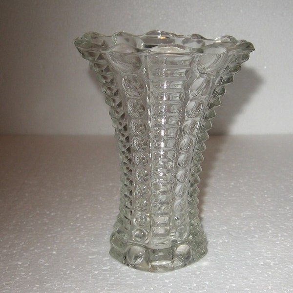 Clear Rib Vase - Etsy