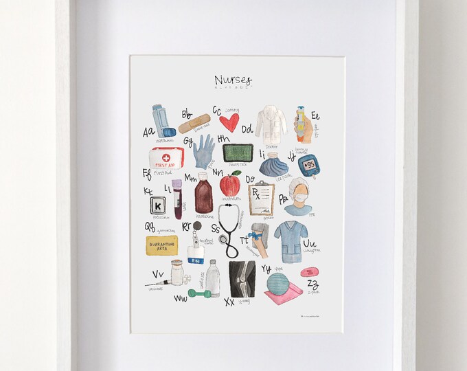 Nurses Alphabet - Etsy