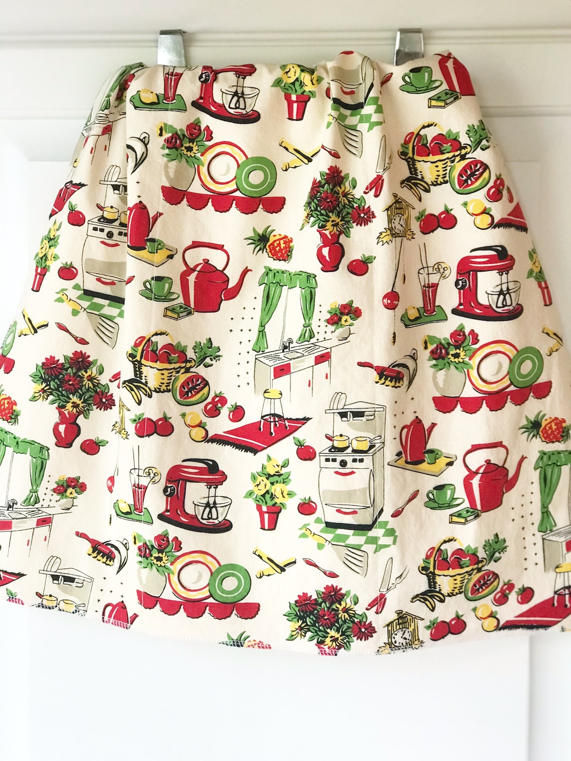 50's Kitchen Dish Towel Retro Dish Towel Whole Cloth - Etsy