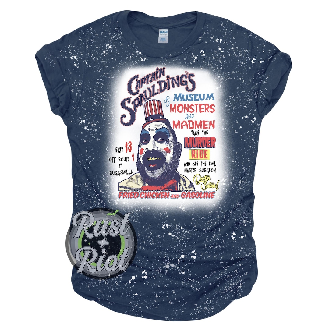 Captain Spaulding Shirt, Horror Movie Shirt, Halloween Shirt, Spooky ...