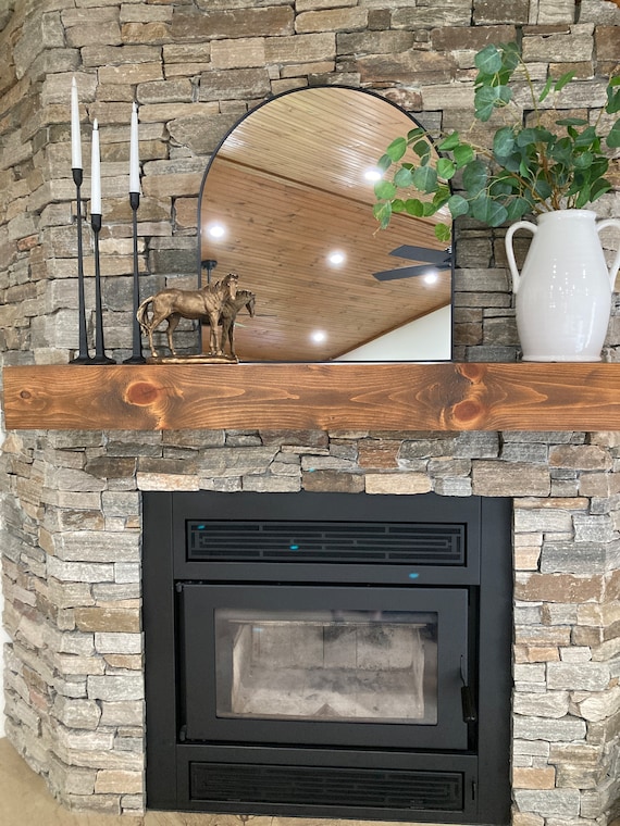 Cedar Fireplace Mantel