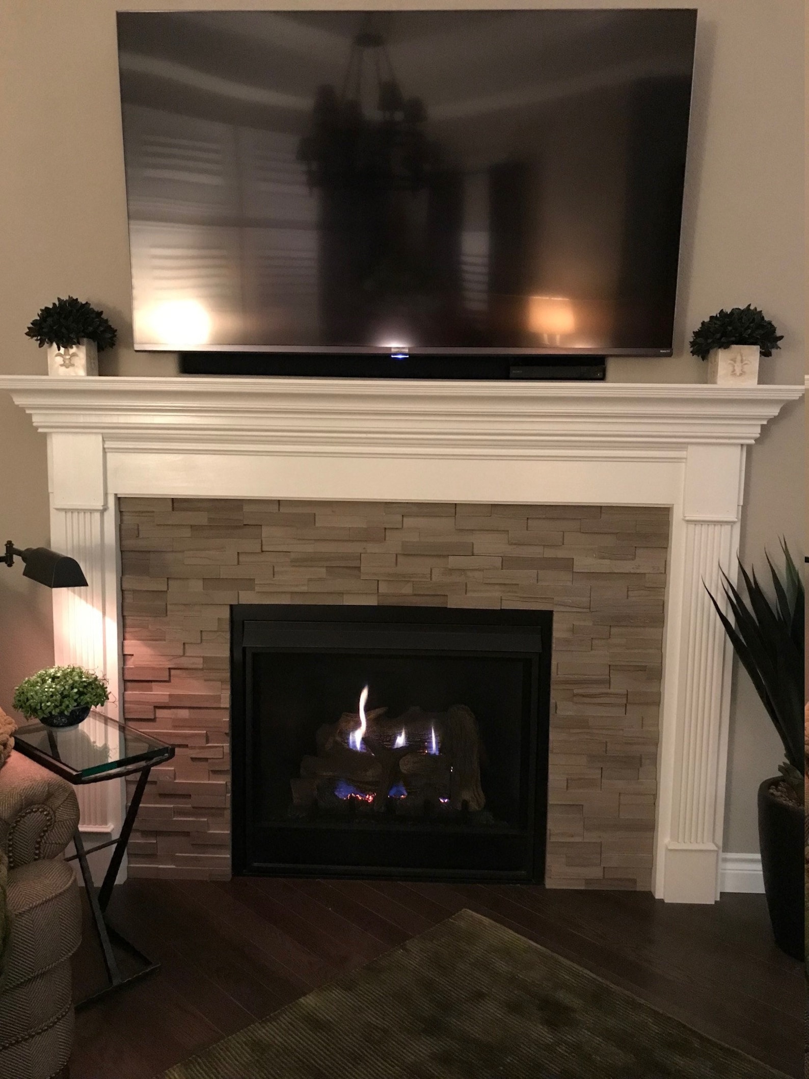 Wood Fireplace Mantel Surround - Custom Built to Any Size - Solid ...