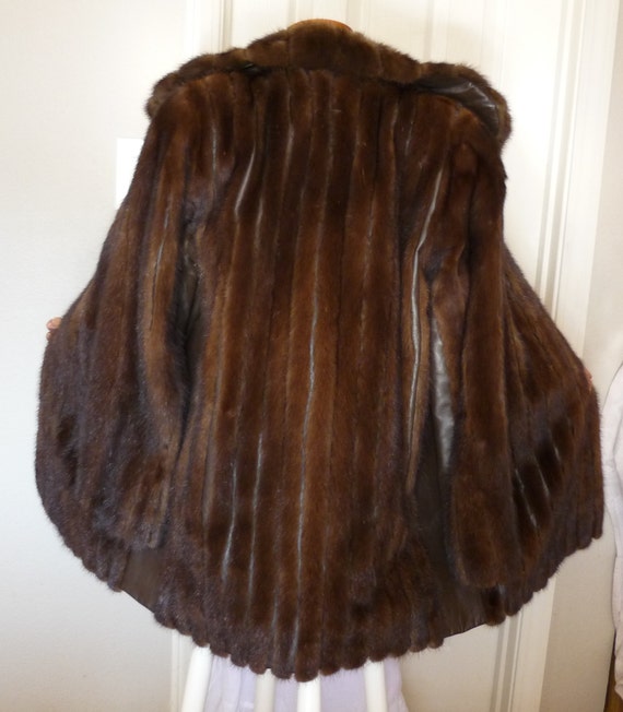 Genuine MINK fur Coat jacket | Etsy