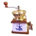 Vintage Blue Delft Style Café Coffee Mill Grinder Porcelain, Wood ...