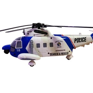 Vintage Funrise 1999 Sea King Metro City Police Search & Rescue ...