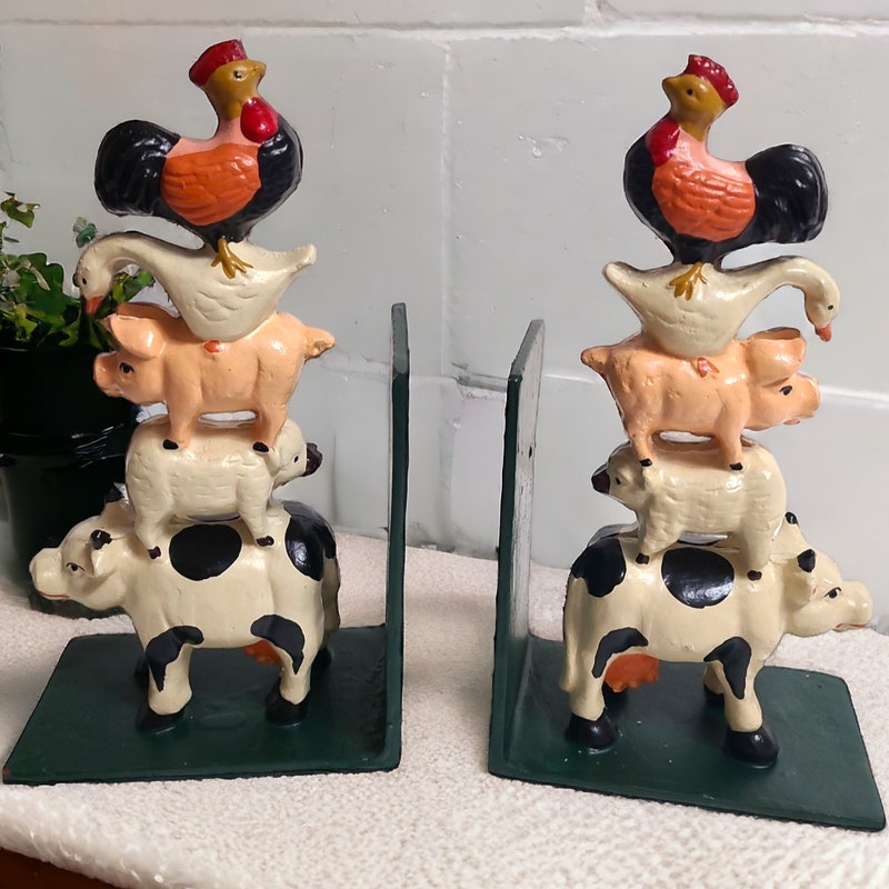Animal Bookends - Etsy