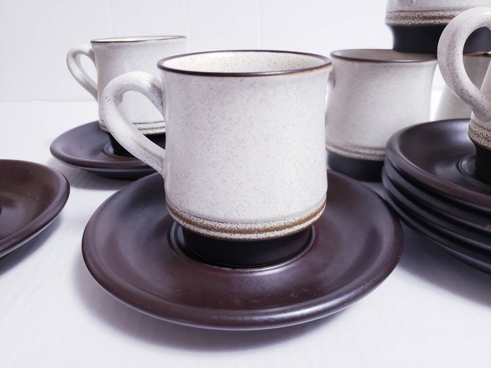 Vintage 14 Piece Hall Artistone Hand Crafted Denby-langley of England ...