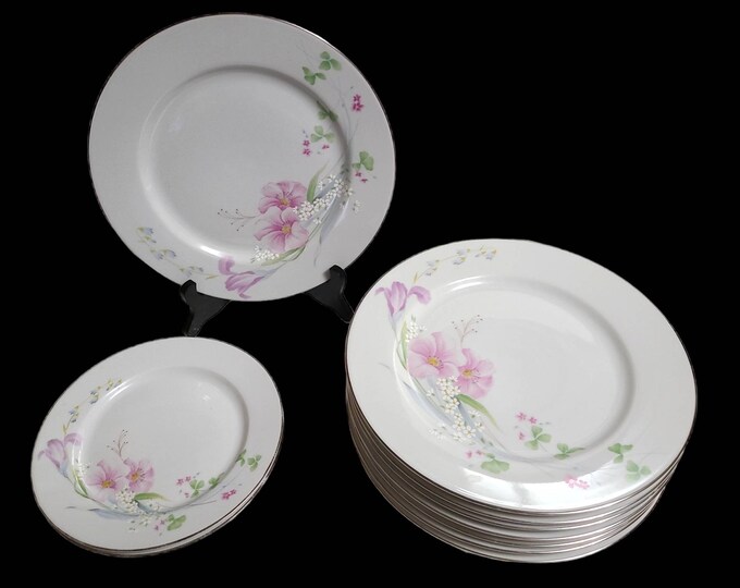 10 Piece Vintage Studio Nova by Mikasa PINK VISTA MA202 Fine China ...