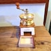 Vintage Blue Delft Style Café Coffee Mill Grinder Porcelain, Wood ...
