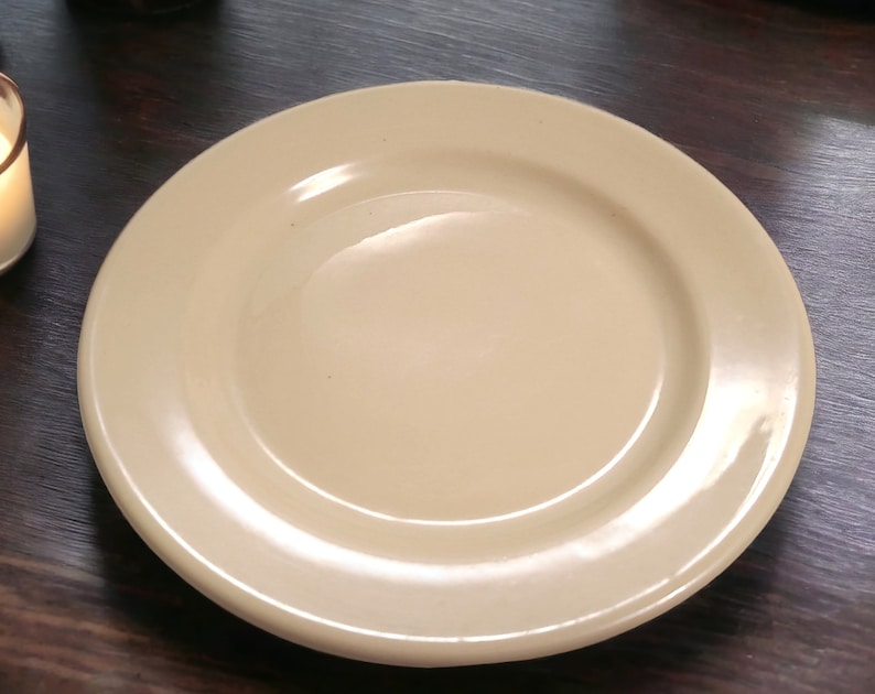 Set of 7 Vintage Shenango China Restaurant Ware Incaware RIMROL Tan 9 ...