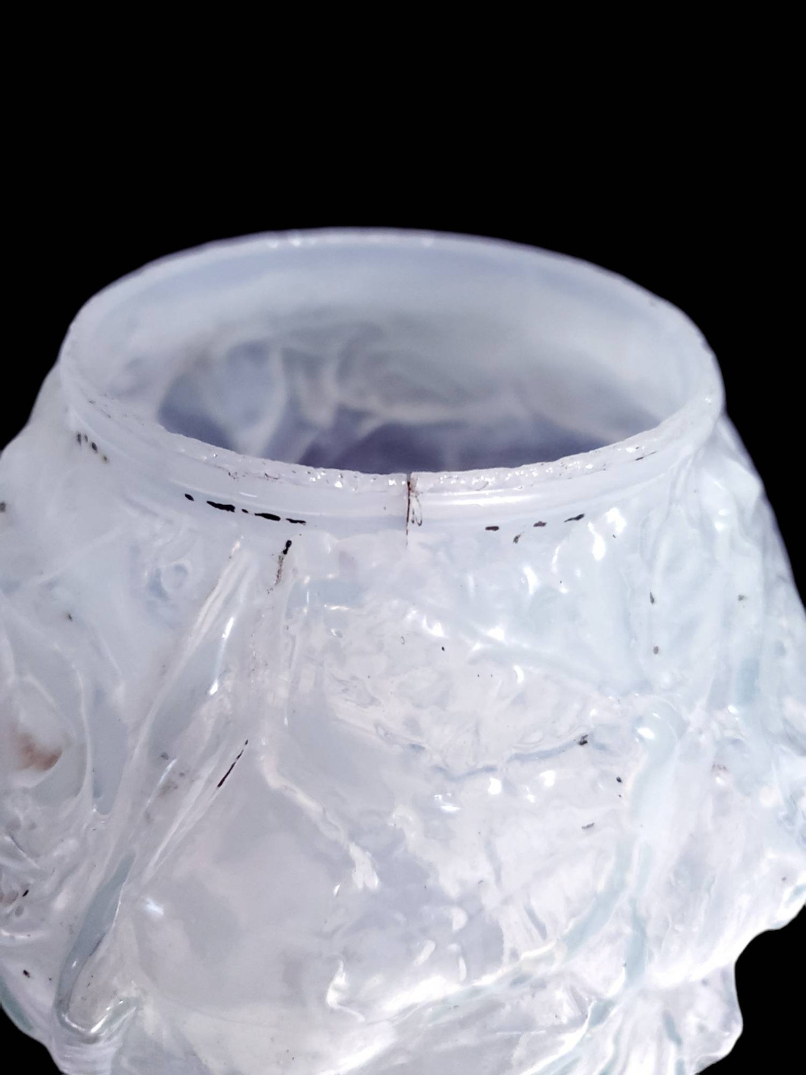 Antique EAPG Opalescent GOOFUS Glass 7 Relief Embossed - Etsy