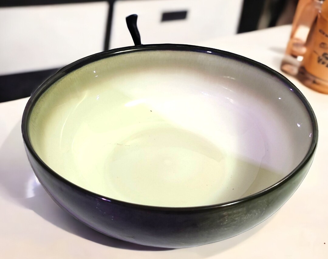 Sango NOVA BLACK 4932 Stoneware 8.75" Round VEGETABLE Serving Bowl ...