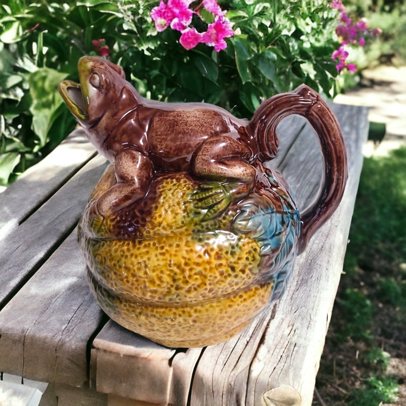 Frog Pitcher - Etsy