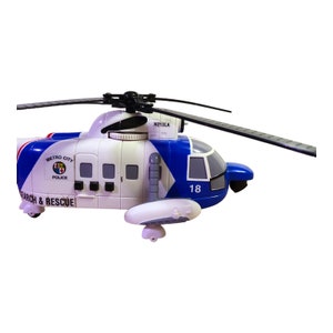 Vintage Funrise 1999 Sea King Metro City Police Search & Rescue ...