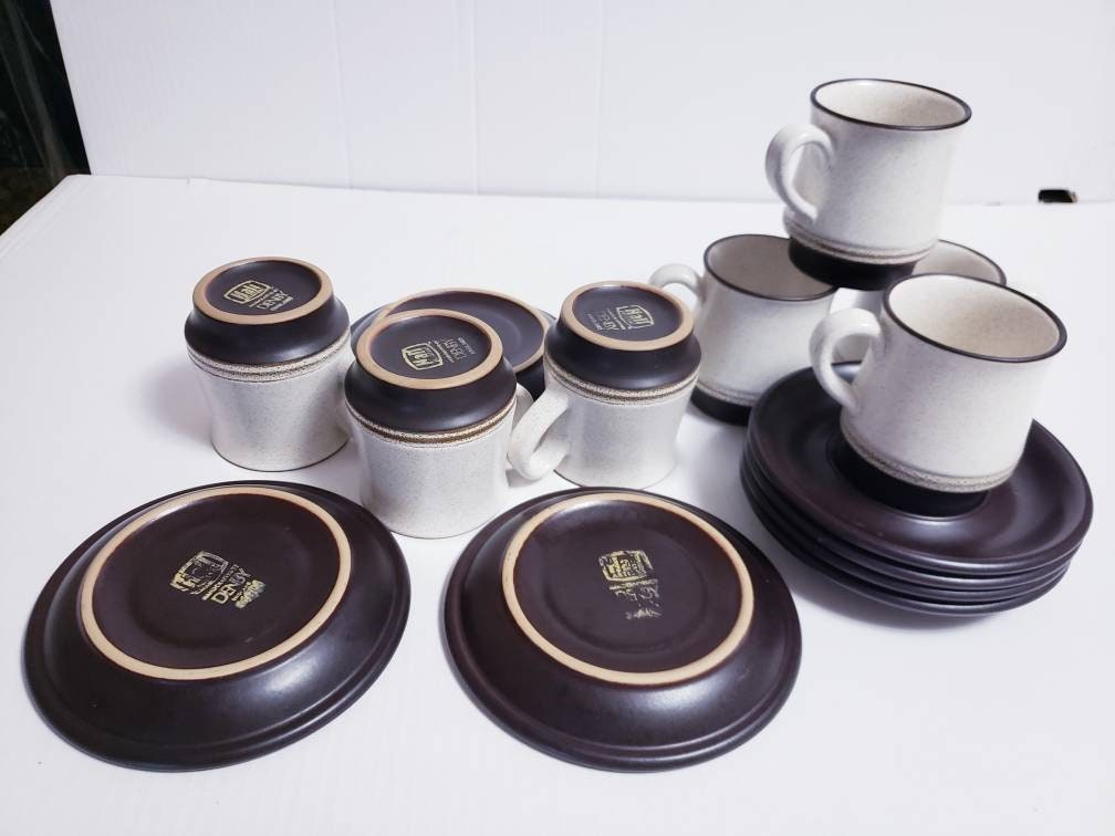 Vintage 14 Piece Hall Artistone Hand Crafted Denby-langley of England ...
