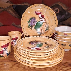 14 Piece Set of Tabletops Gallery by Tabletops Unlimited Hand Painted ...