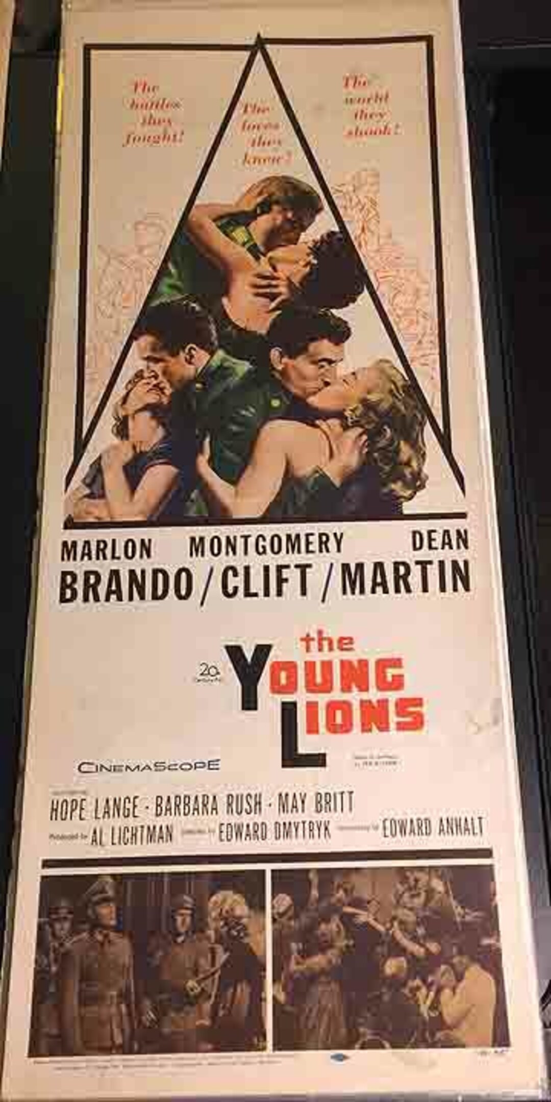 YOUNG LIONS! '58 Marlon Brando, Montgomery Clift, Dean Martin WW2 ...