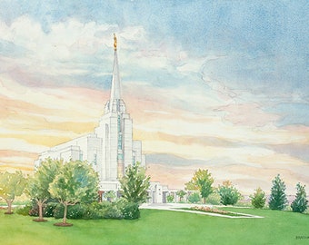 Rexburg Idaho Temple 3 - Etsy
