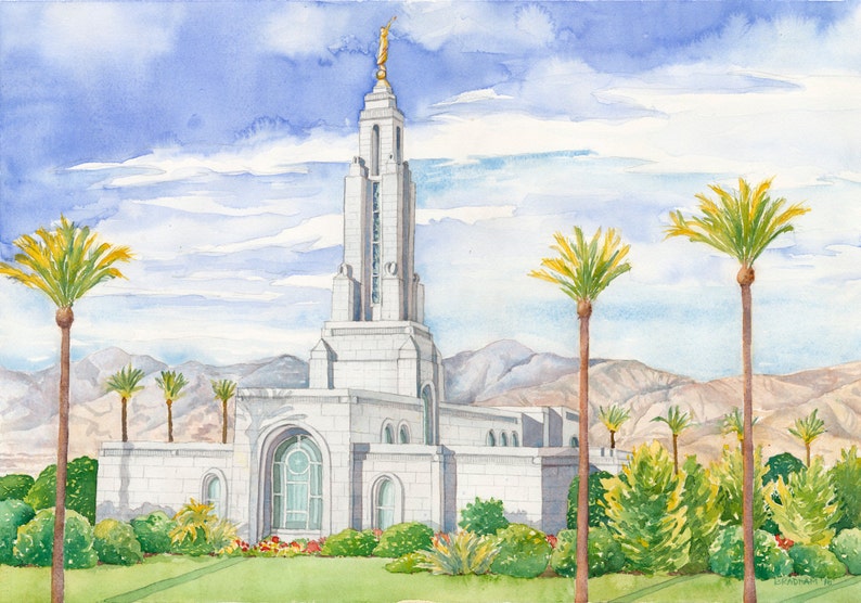 Redlands, CA Temple - Etsy