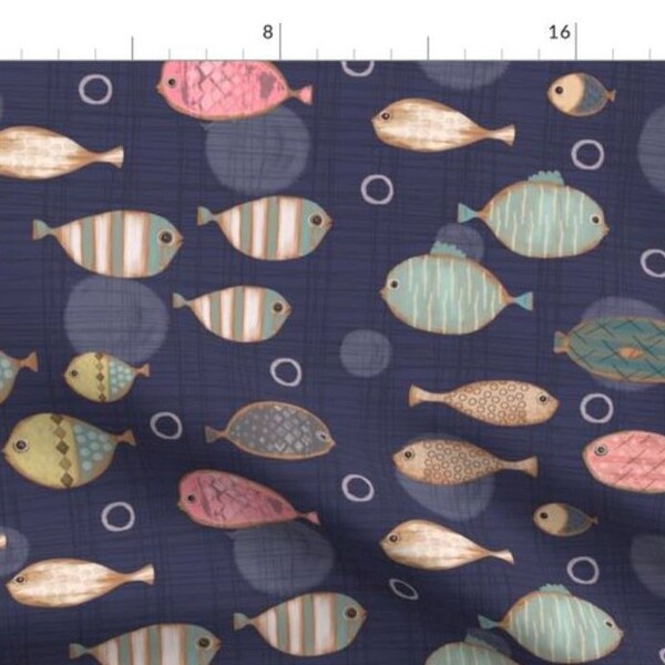 Fish Fabric - Etsy