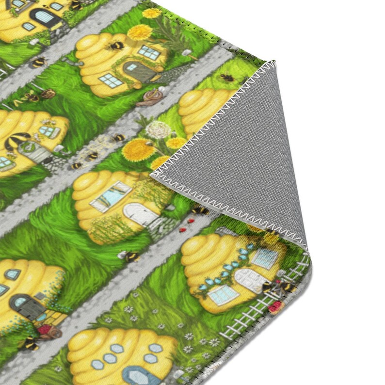 Honeybee Kids Playmat, Beehive Area Rugs, Child's Bee Bedroom Decor ...