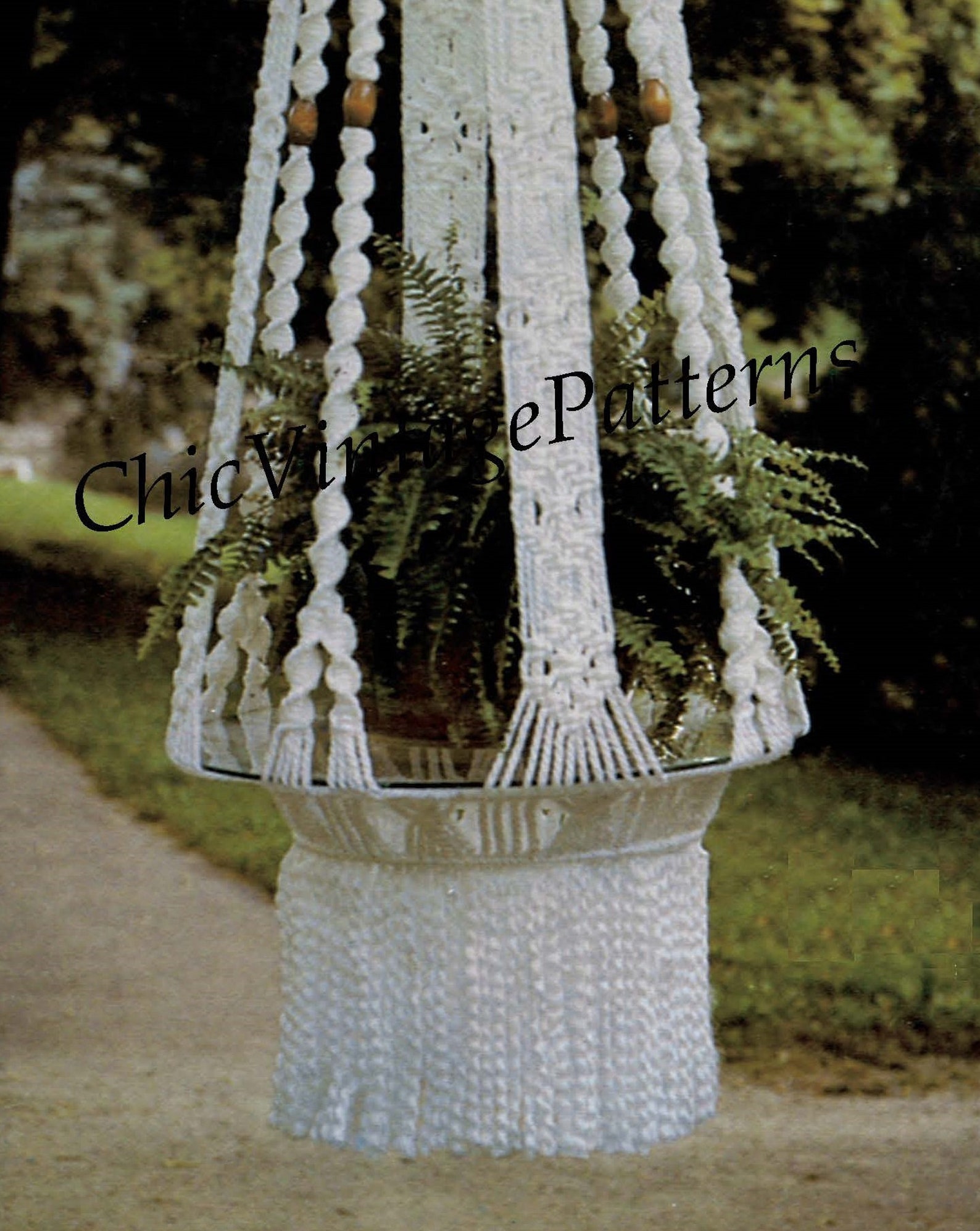 Macrame Hanging Table Pattern, Garden Decor, Instant Download - Etsy