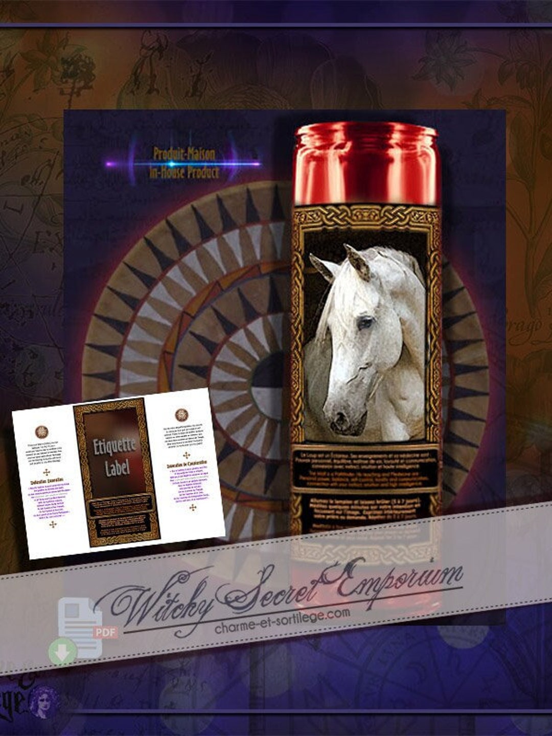 14 Shamanic Totem Animals Votive LABEL Kit/candle Labels, Printable ...