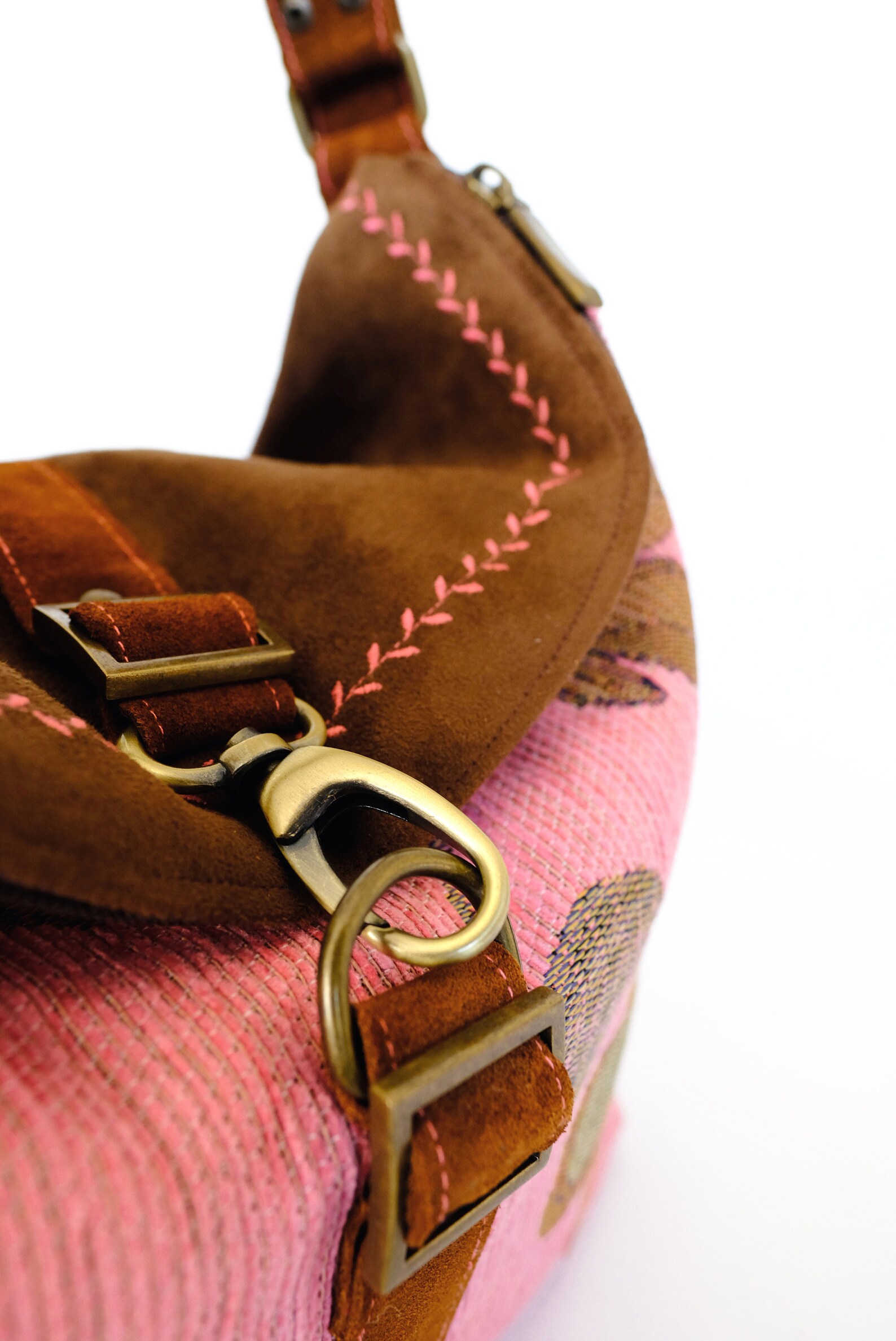 Rose Boho Backpack Women Convertible Bag Floral Fabric - Etsy