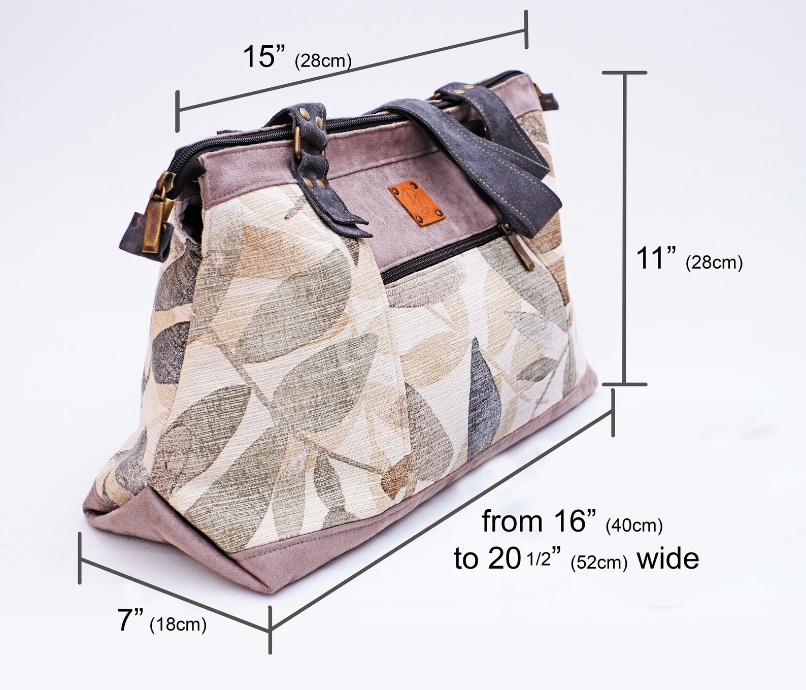 Cute Weekender Bag With Colorful Leaves Canvas Duffle Bag for - Etsy