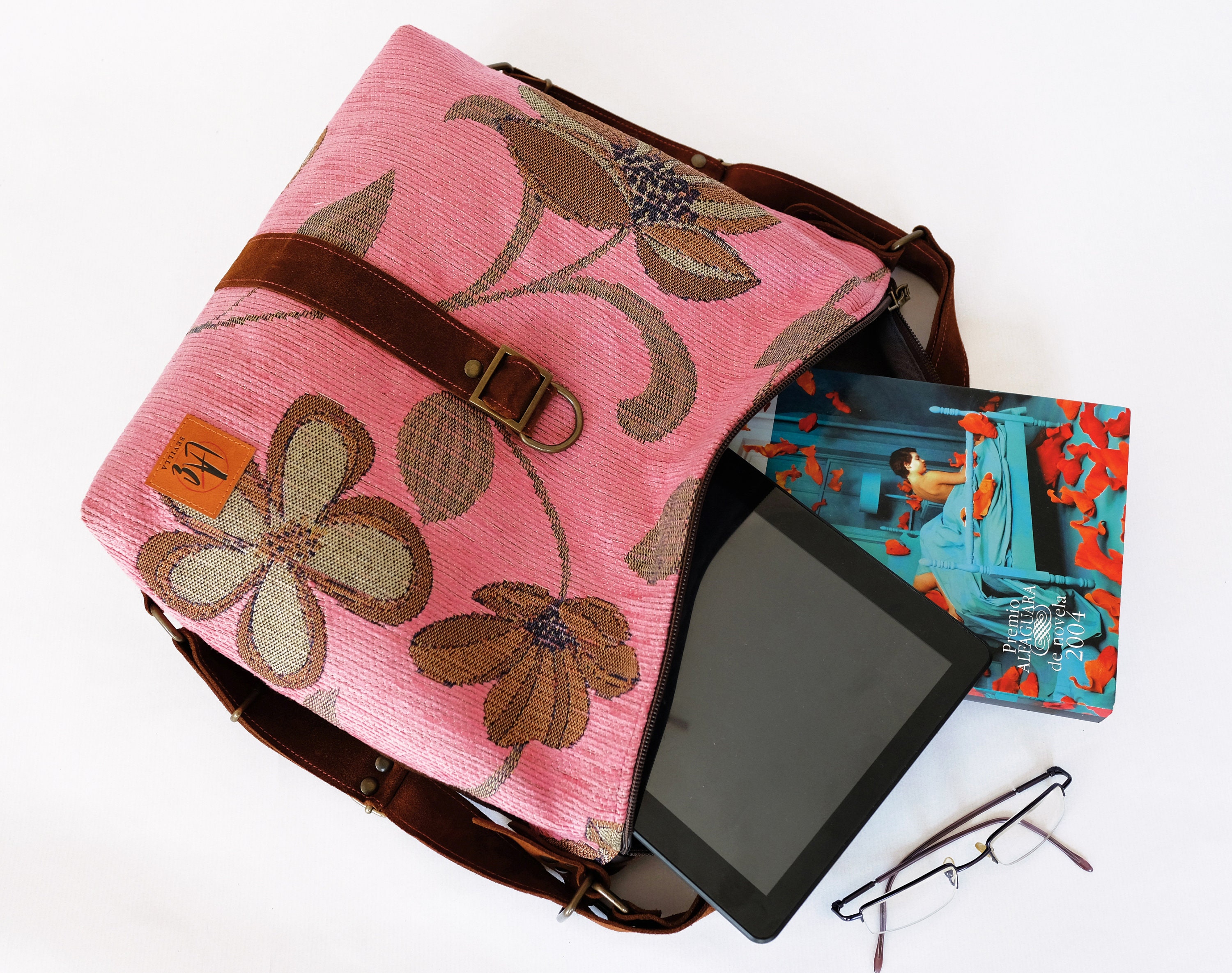 Rose Boho Backpack Women Convertible Bag Floral Fabric | Etsy