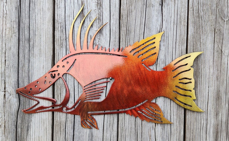 Hogfish Metal Wall Decor, Hanging Hogfish Wall Art, Sea Art, Sealife ...