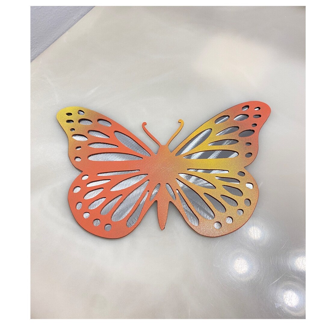 Butterfly Metal Art - Etsy