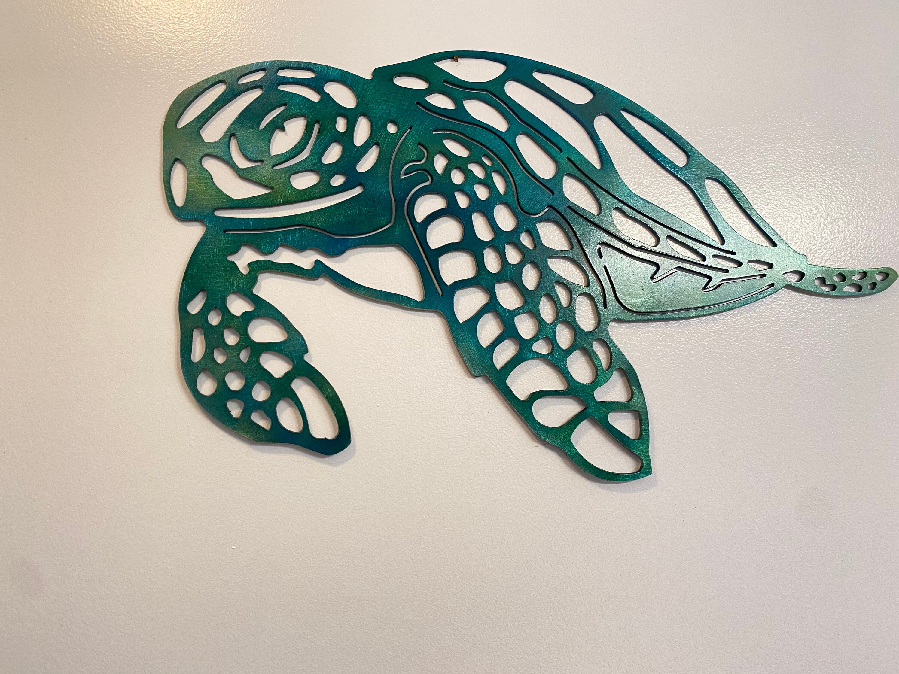 Large Sea Turtle Wall Decor - Etsy