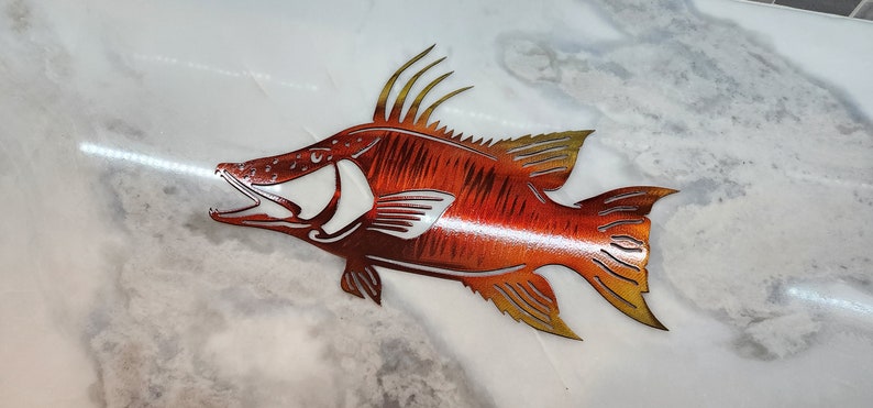 Hogfish Metal Wall Decor, Hanging Hogfish Wall Art, Sea Art, Sealife ...